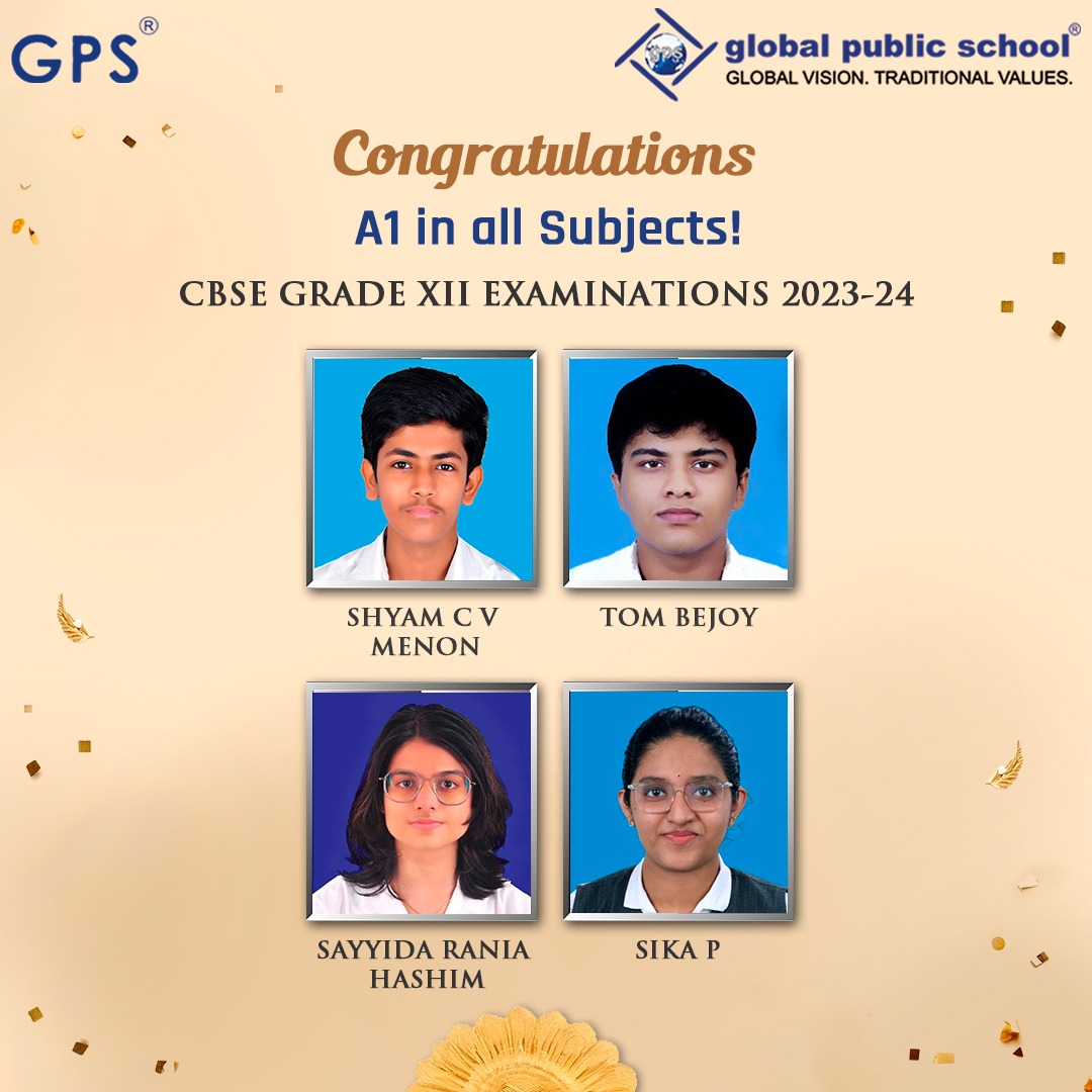 A1 in all Subjects- CBSE Grade XII Examinations 2023-24 - Best School ...